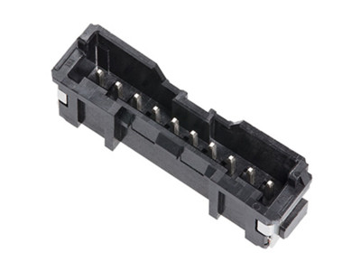 2.00mm Pitch, Micro-Lock Plus PCB Header, Single Row, Vertical, Surface Mount, 0.10µm Gold Plating, Positive Lock, with Pick-and-Place Tape, 13 Circuits, Low-Halogen, Black