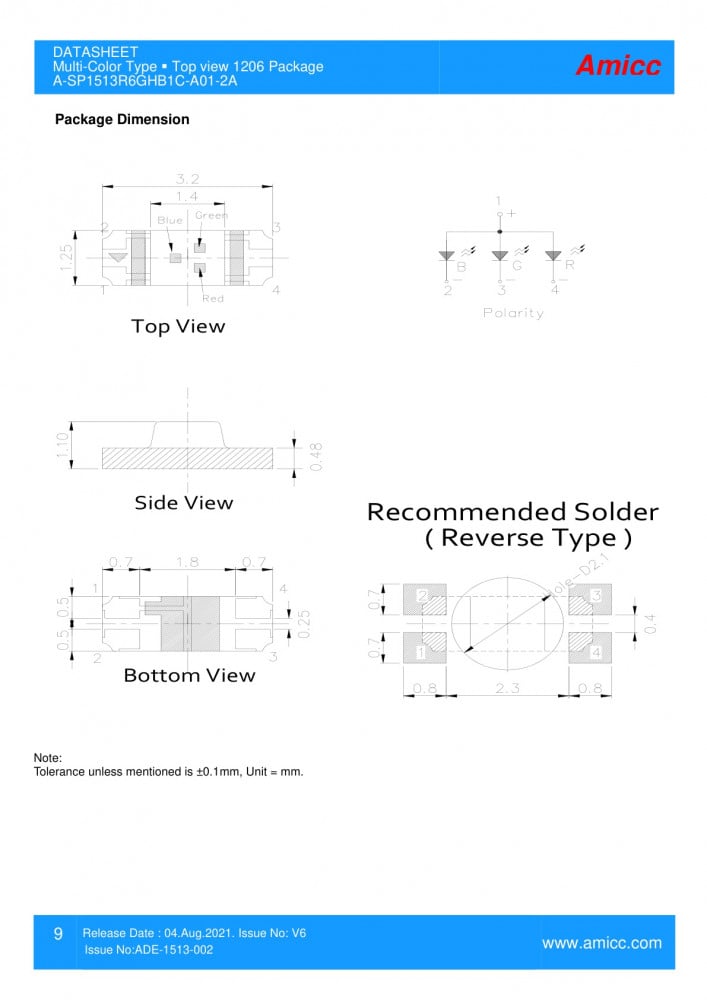 A-SP1513R6GHB1C-A01-2A datasheet page 9