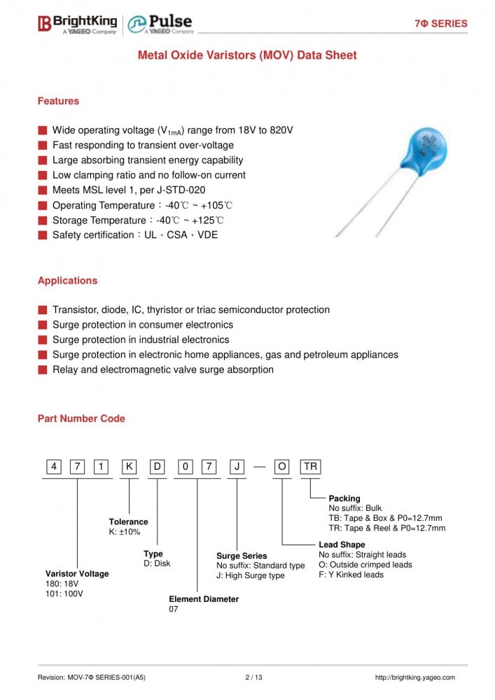 431KD07-FTR datasheet page 1