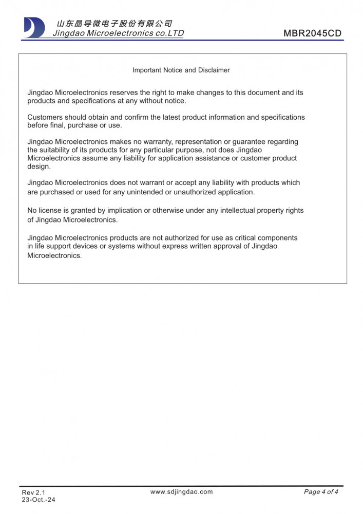 MBR2045CD datasheet page 4