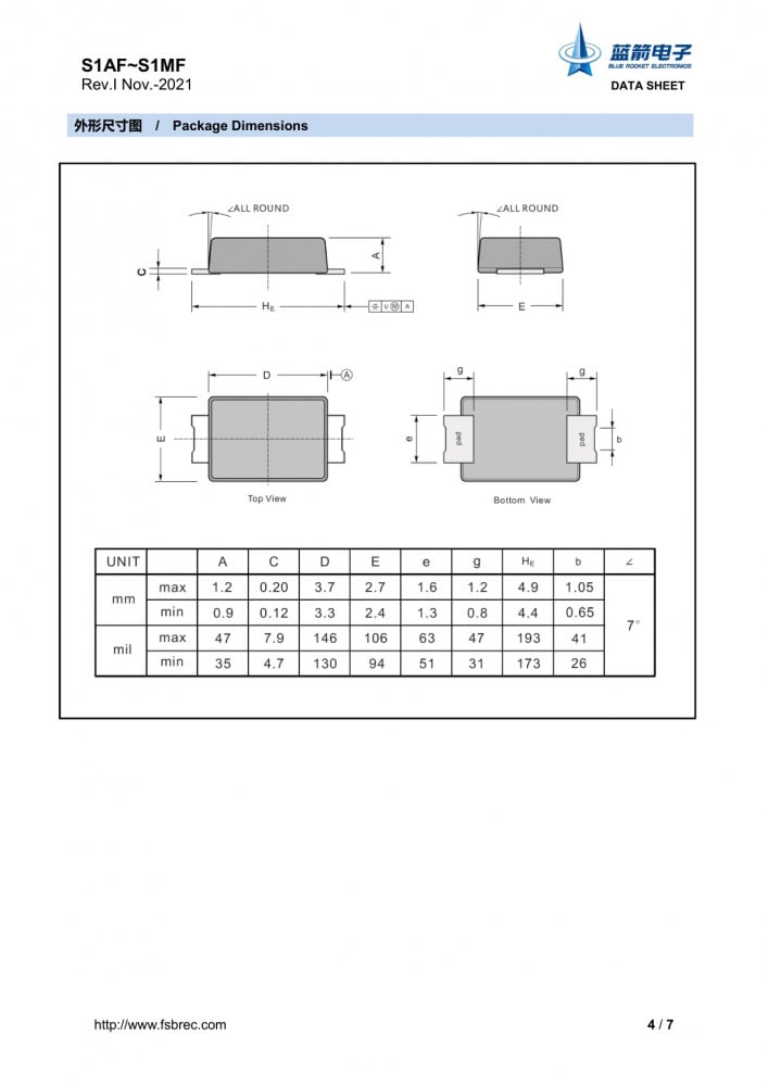S1MF datasheet page 4