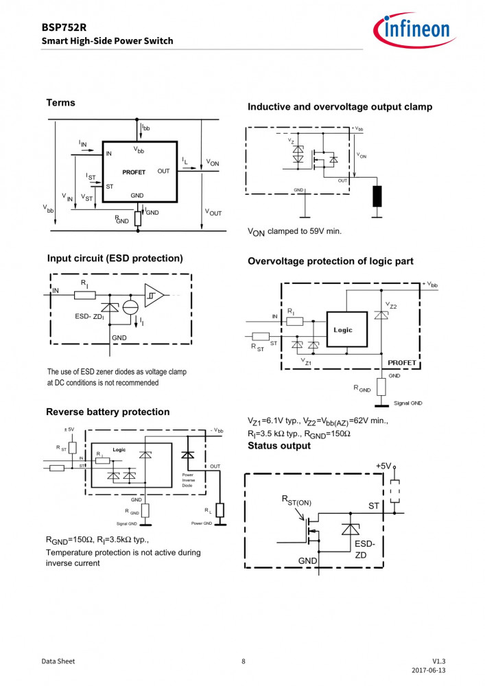 BSP752R datasheet page 8