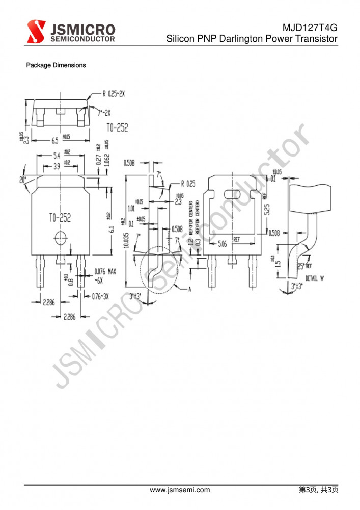 MJD127T4G-JSM datasheet page 3