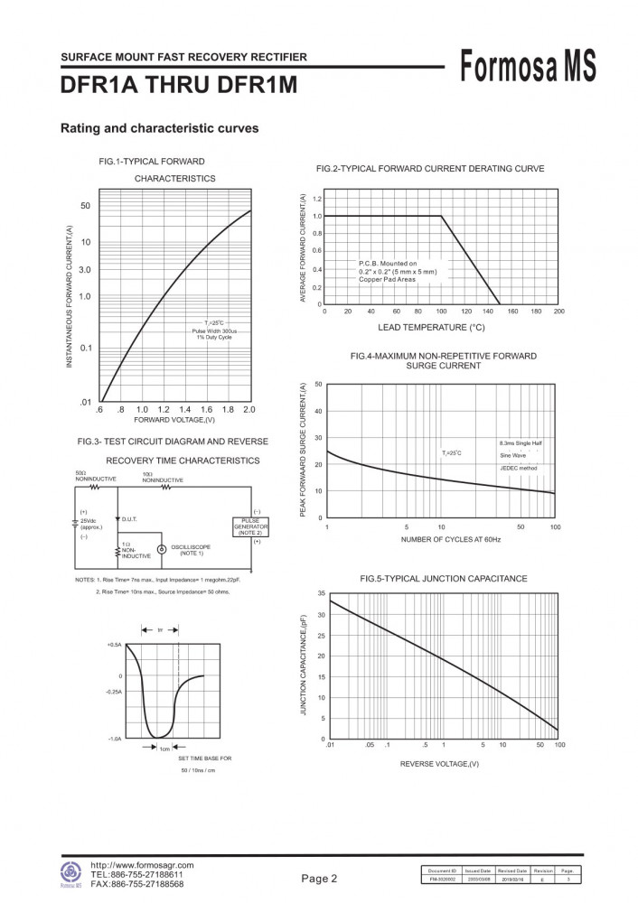 DFR1M datasheet page 2
