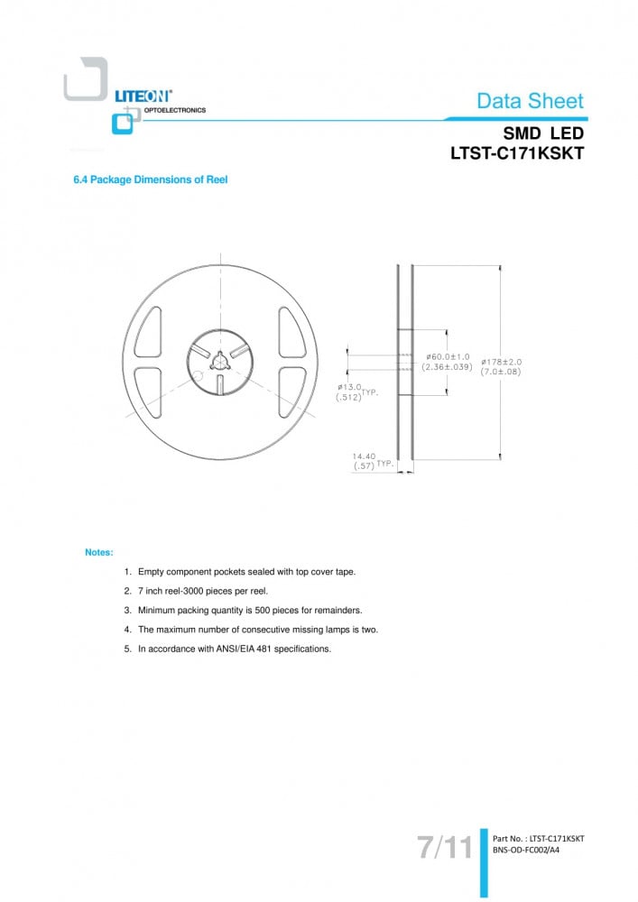 LTST-C171KSKT datasheet page 8