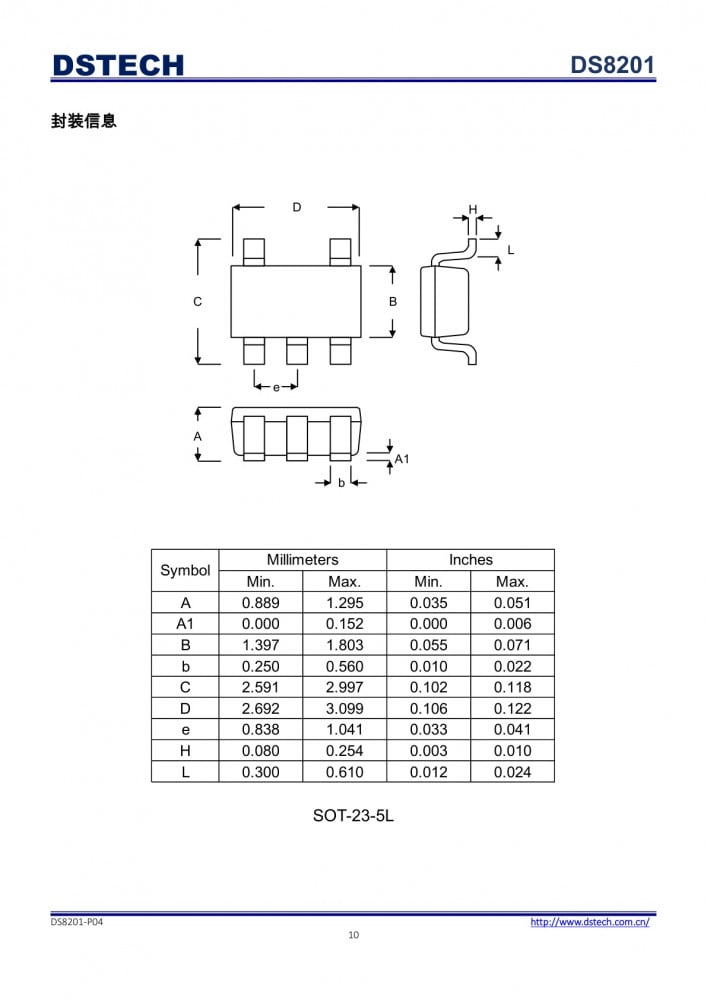 DS8201 datasheet page 10