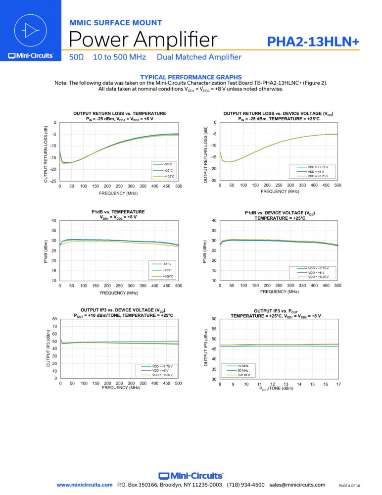 PHA2-13HLN+ datasheet page 4
