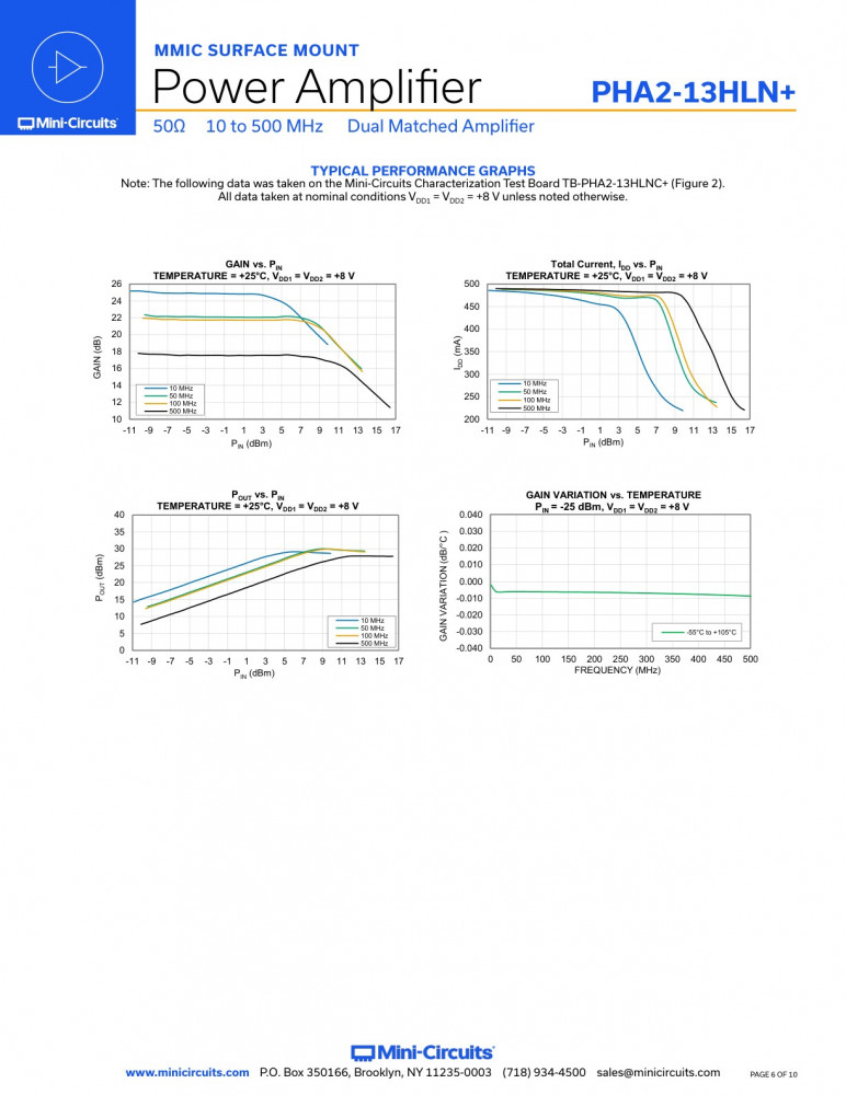 PHA2-13HLN+ datasheet page 6