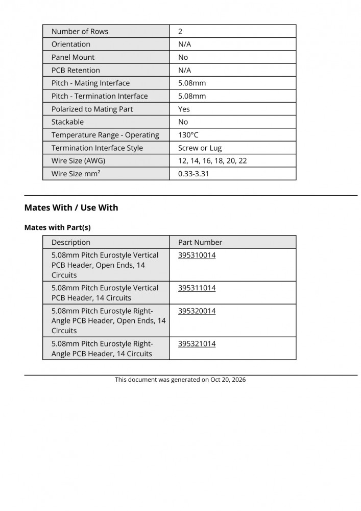 MOLEX 399400314 document page 3