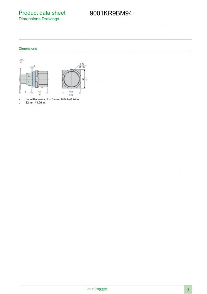9001KR9BM94 technical document page 3