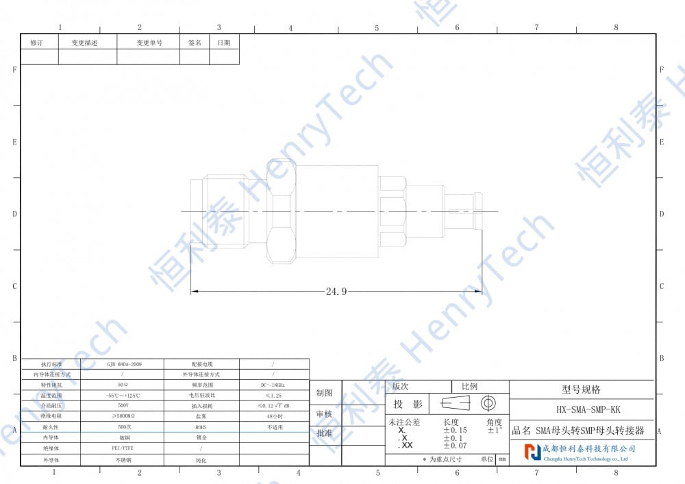 HX-SMA/SMP-KK technical document preview