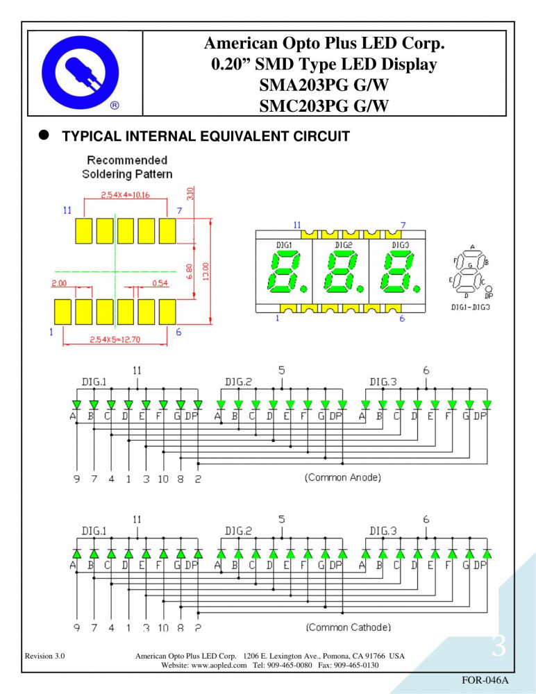 SMC203PG technical document page 3