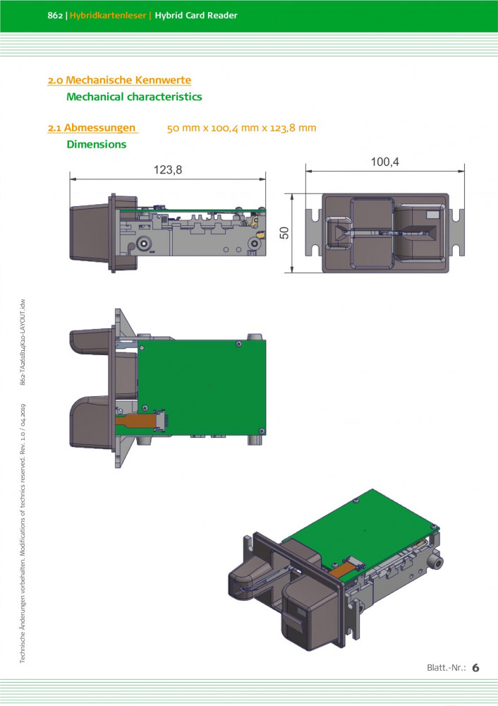 862 hybrid card reader document page 6