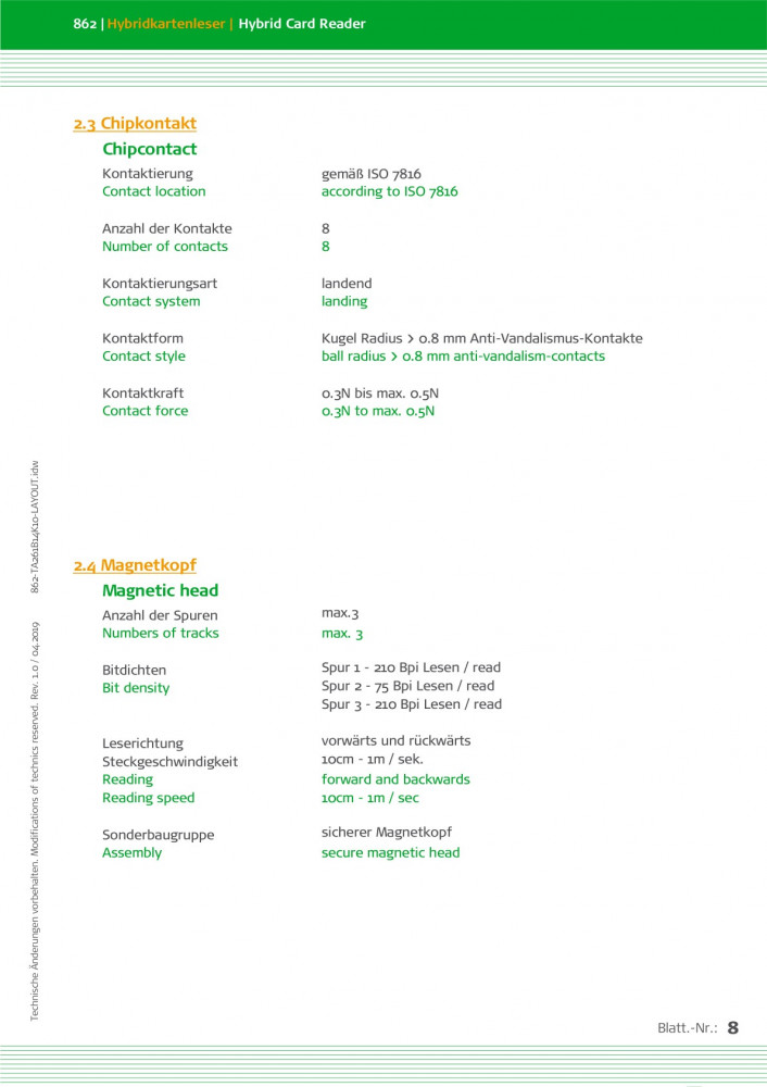 862 hybrid card reader document page 8