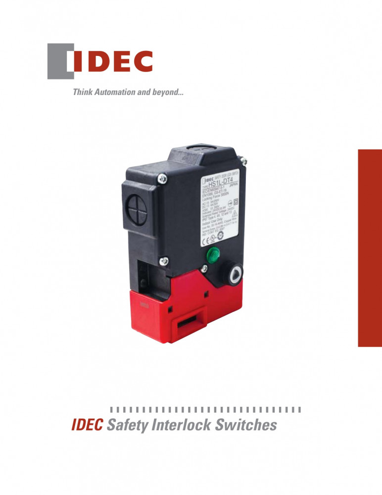 IDEC safety interlock documentation page 1
