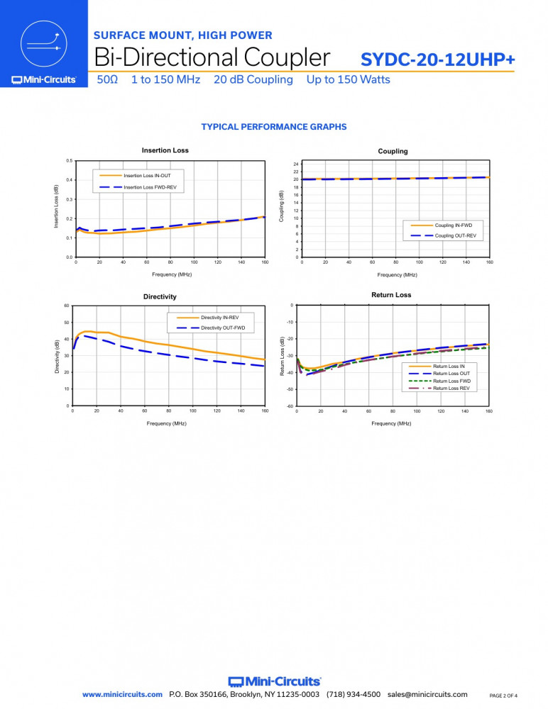 SYDC-20-12UHP+ technical document page 2