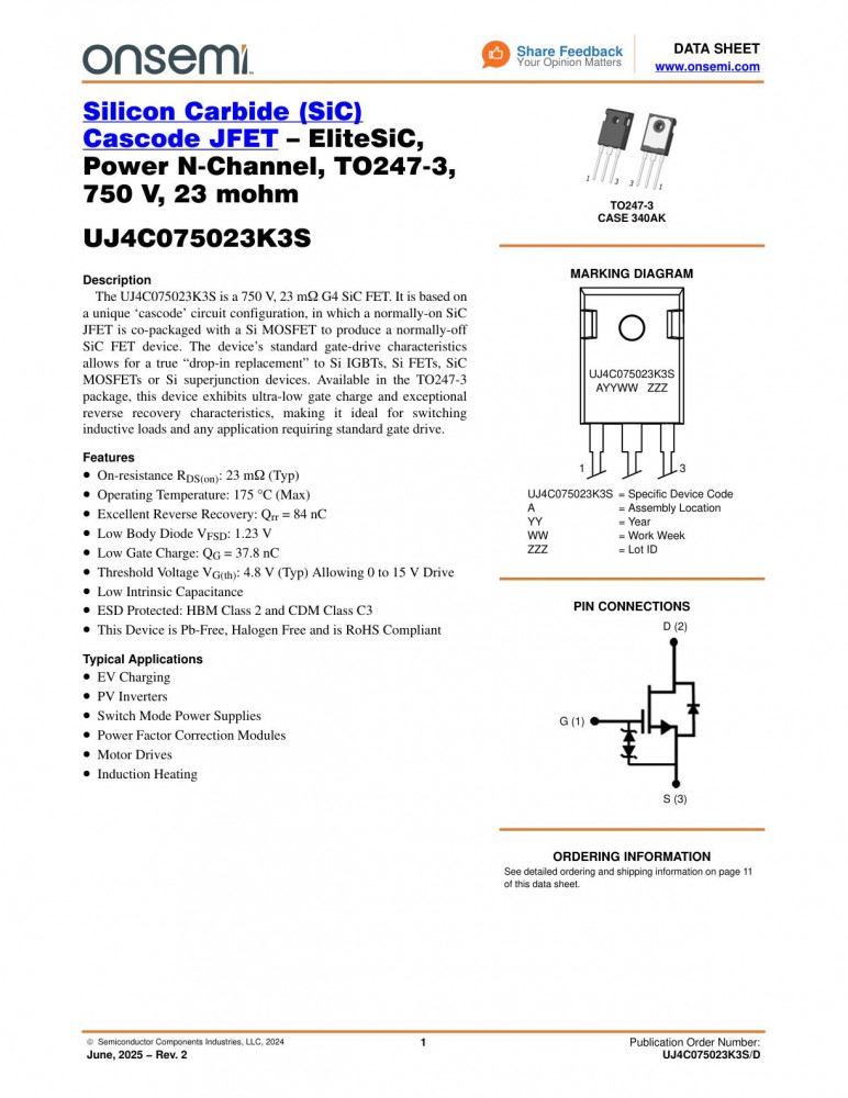 UJ4C075023K3S datasheet page 1