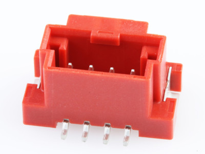 DuraClik Wire-to-Board Header, Single Row, Vertical, 14 Circuits, Gold (Au) Over Nickel, Natural