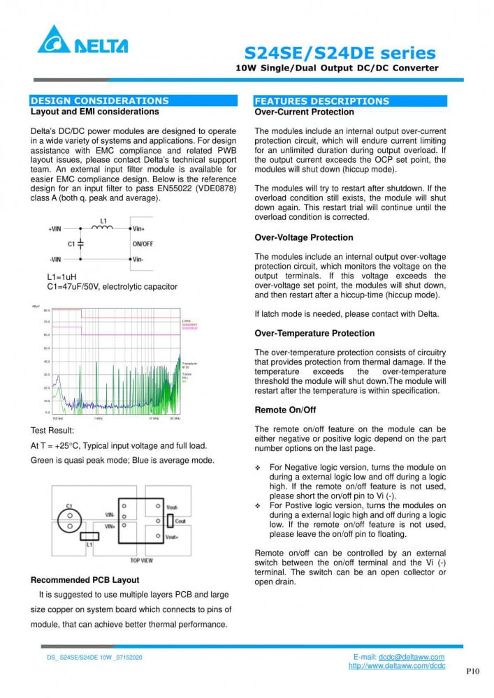 DELTA S24SE3R303PDFH datasheet page 10