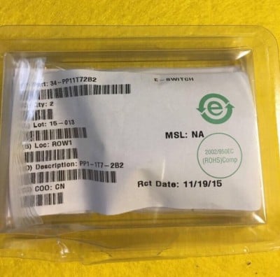 E-Switch PP1-1T7-2B2 Limit Switch for sale