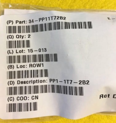E-Switch PP1-1T7-2B2 Limit Switch for sale