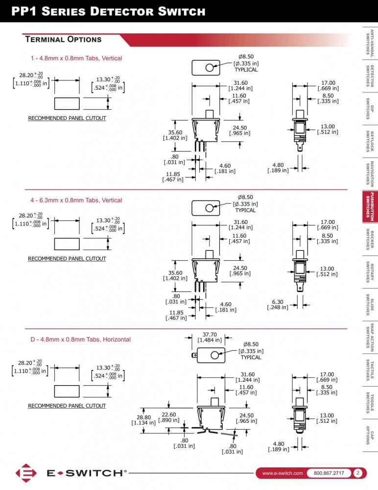 PP1 series datasheet page 2