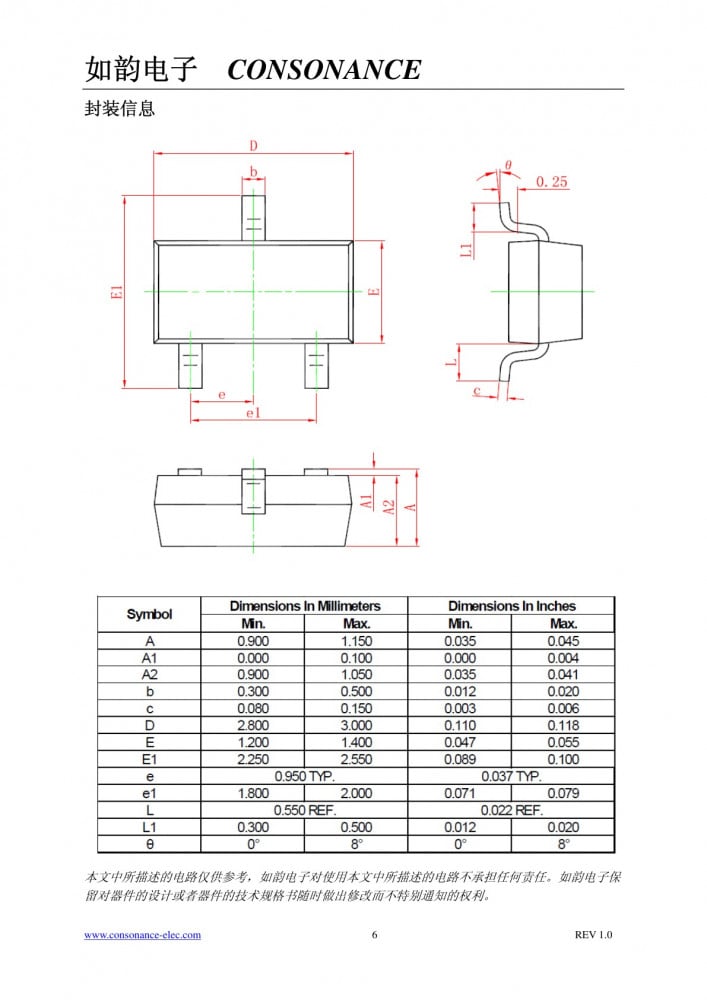 CN61C datasheet page 6