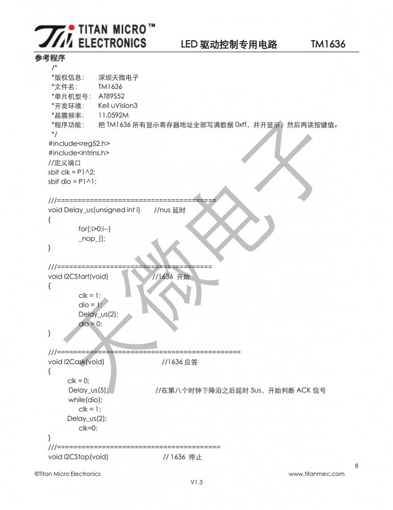 TM1636 technical document page 8