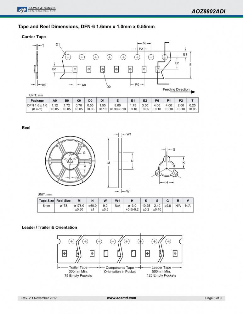 AOZ8802ADI datasheet page 8
