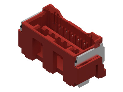 1.50mm Pitch, CLIK-Mate PCB Receptacle, Single Row, Surface Mount, Vertical, Tin Plating, Positive Lock, with Pick-and-Place Polyimide Tape, 2 Circuits, Blue
