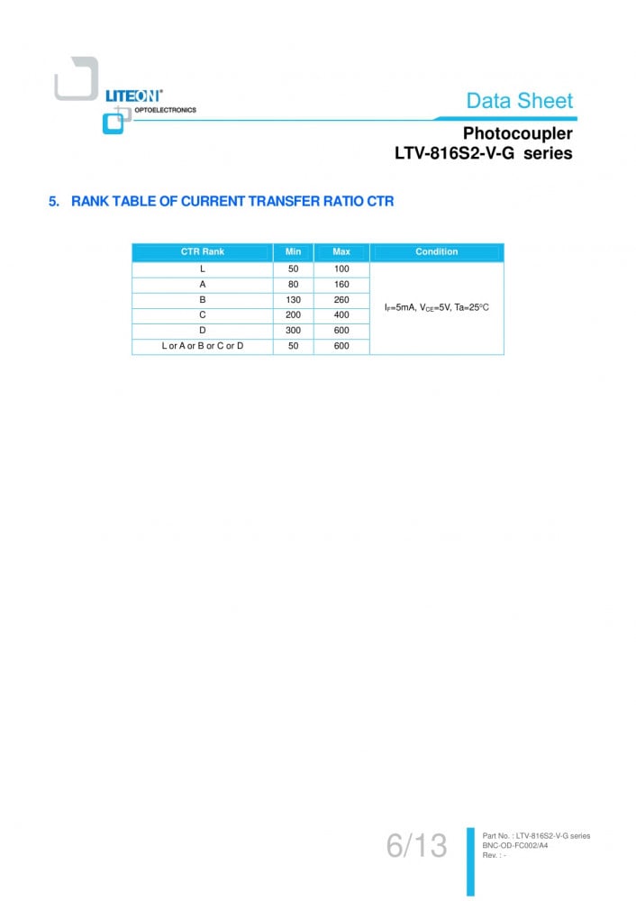 LTV816S2TPC-V-G datasheet page 7