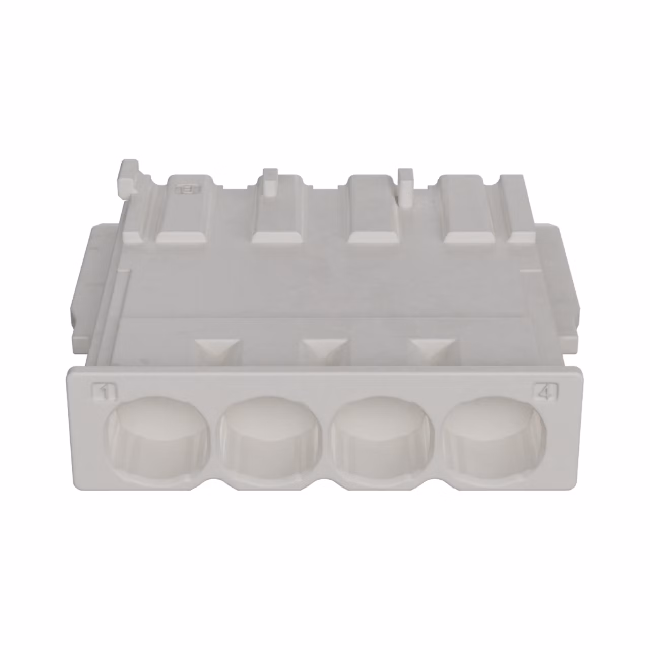 MX-DaSH 2.8 Large Terminal Receptacle Cartridge, 4 Circuits, Keying Option B, Natural (White) for sale