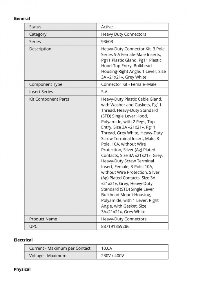 Product document image 2 for MOLEX 936030002