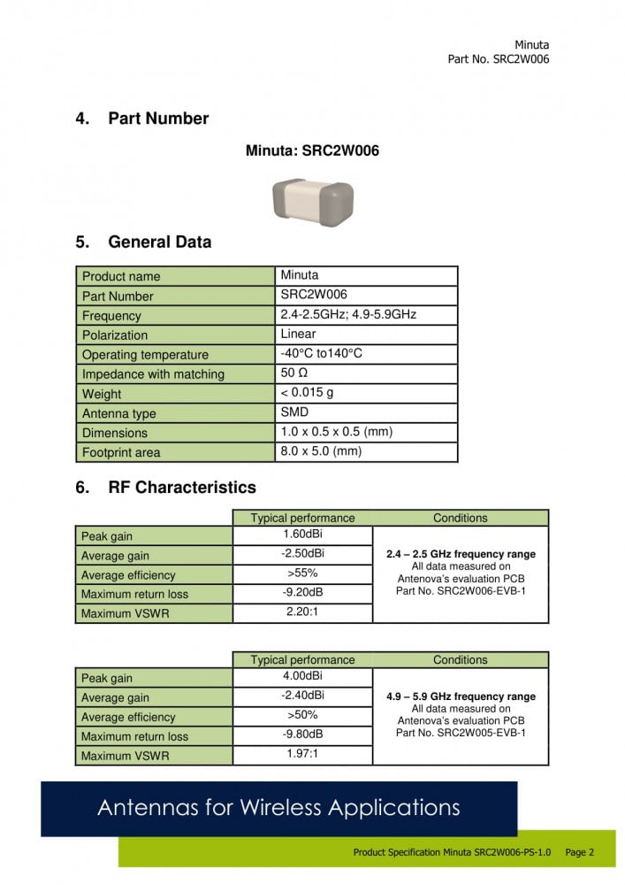 SRC2W006 datasheet page 2