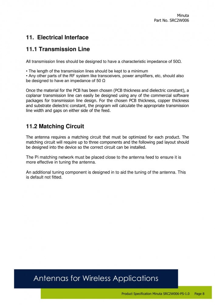 SRC2W006 datasheet page 8
