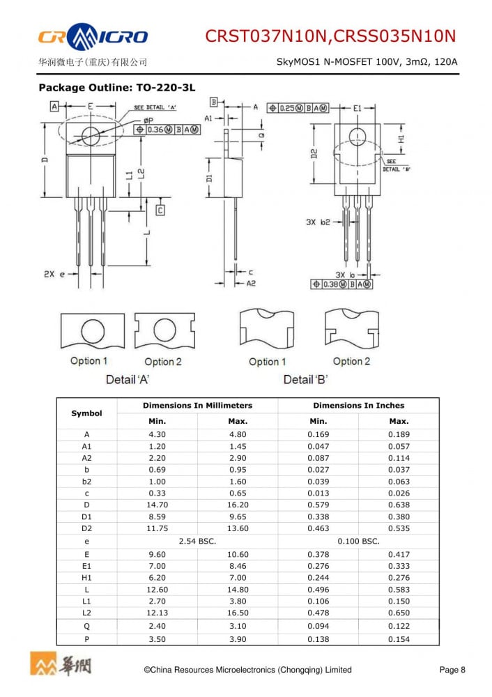 CRSS035N10N datasheet page 8