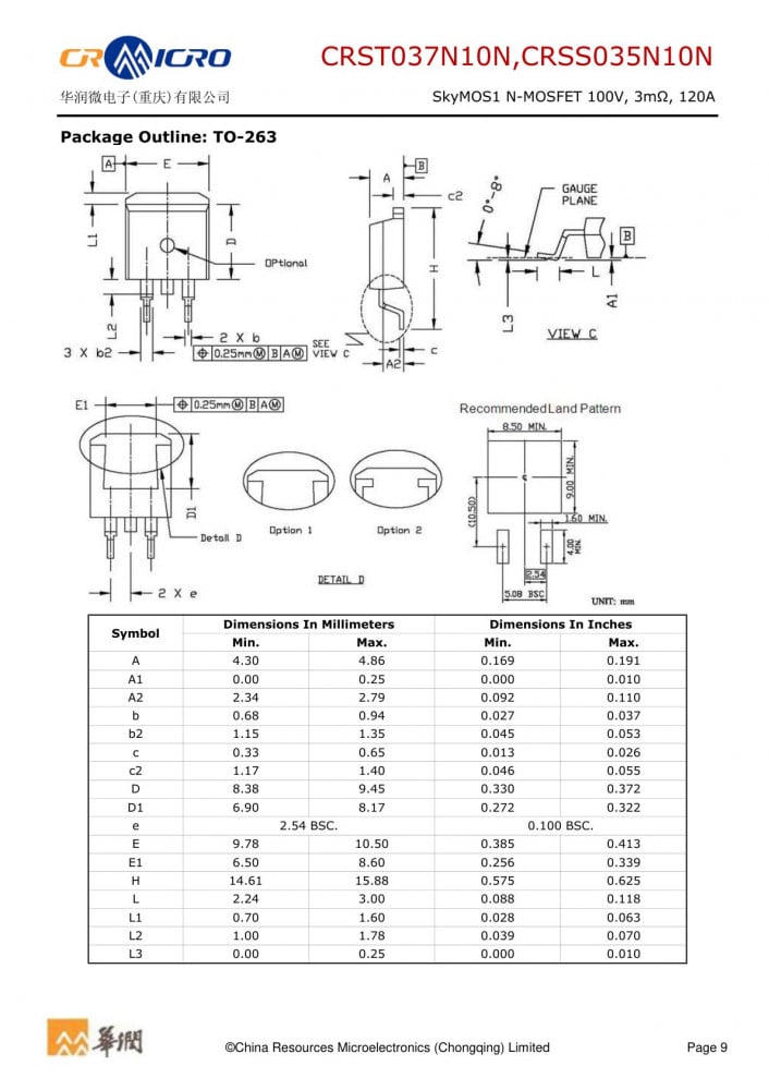 CRSS035N10N datasheet page 9