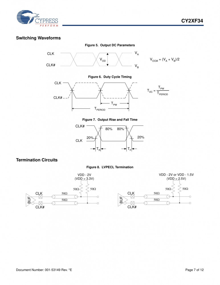 CY2XF34 datasheet page 7