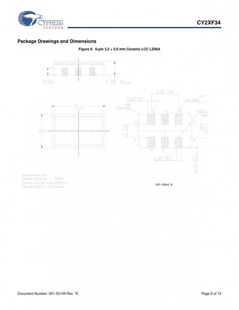 CY2XF34 datasheet page 9