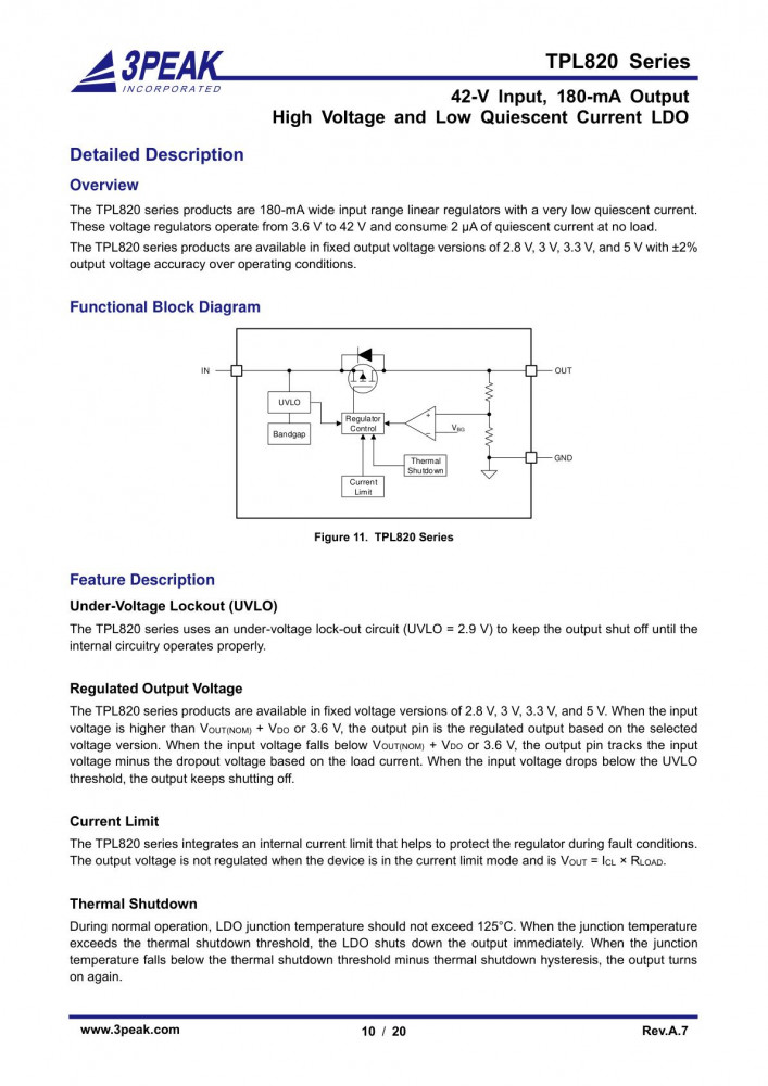 TPL820 datasheet page 10