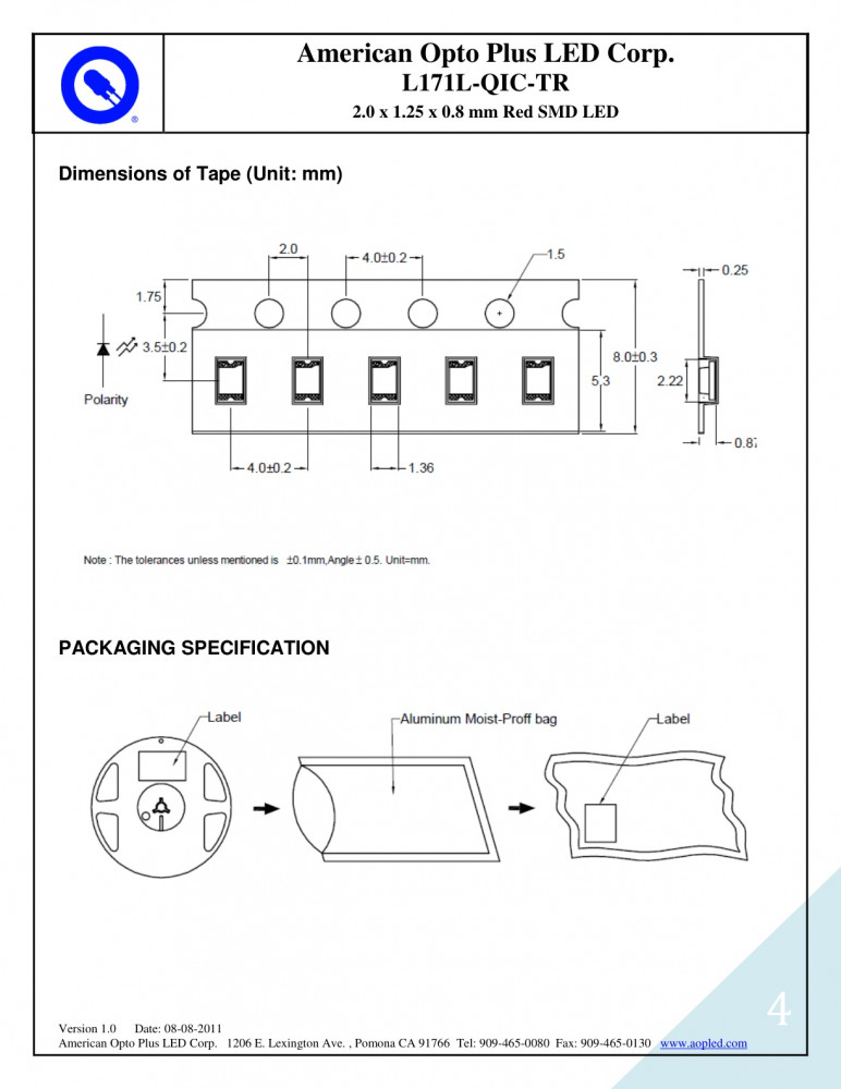 L171L-QIC datasheet page 4