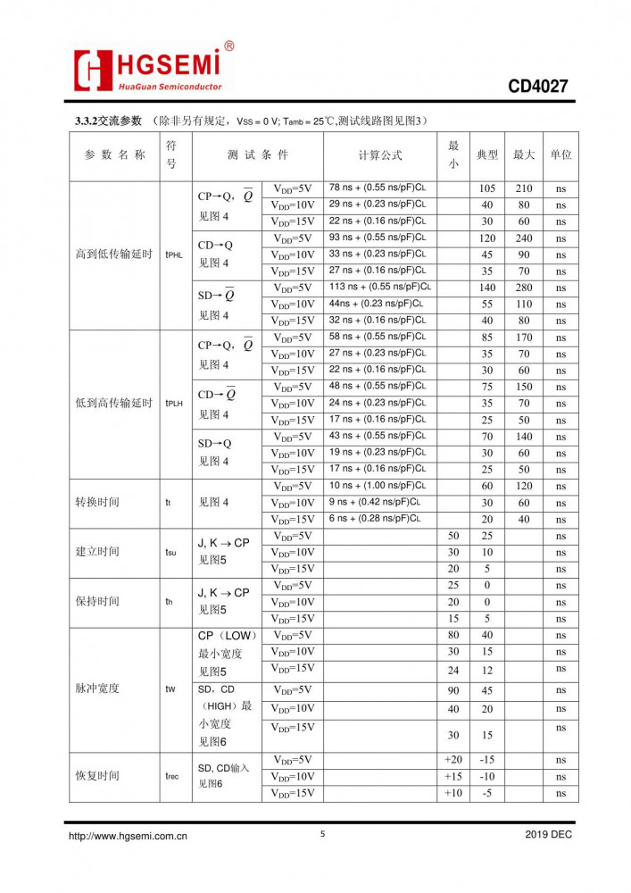 CD4027BM/TR datasheet page 5