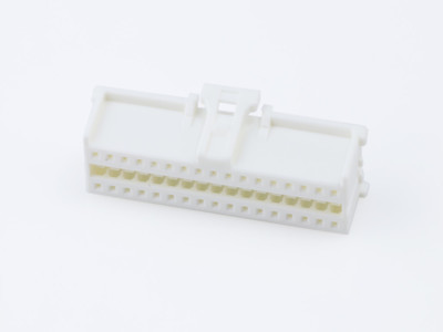 MicroClasp Receptacle Housing, 2.00mm Pitch, Positive Lock, Dual Row, 34 Circuits, White for sale