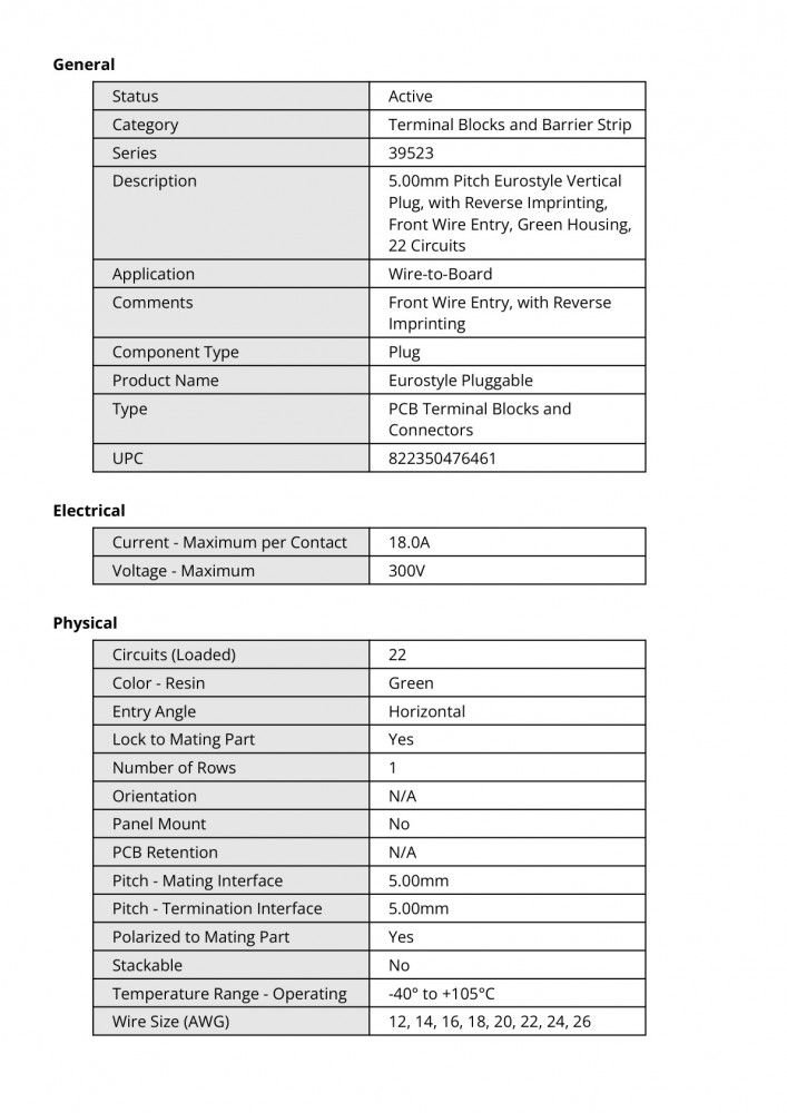 MOLEX product document image, page 2
