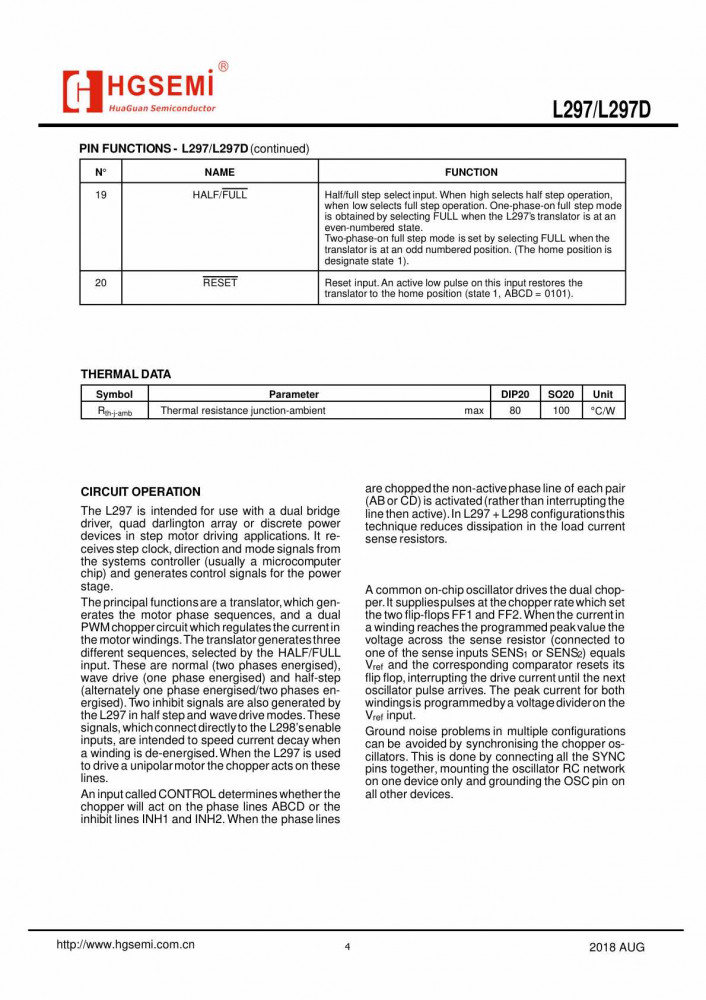 L297N datasheet page 4