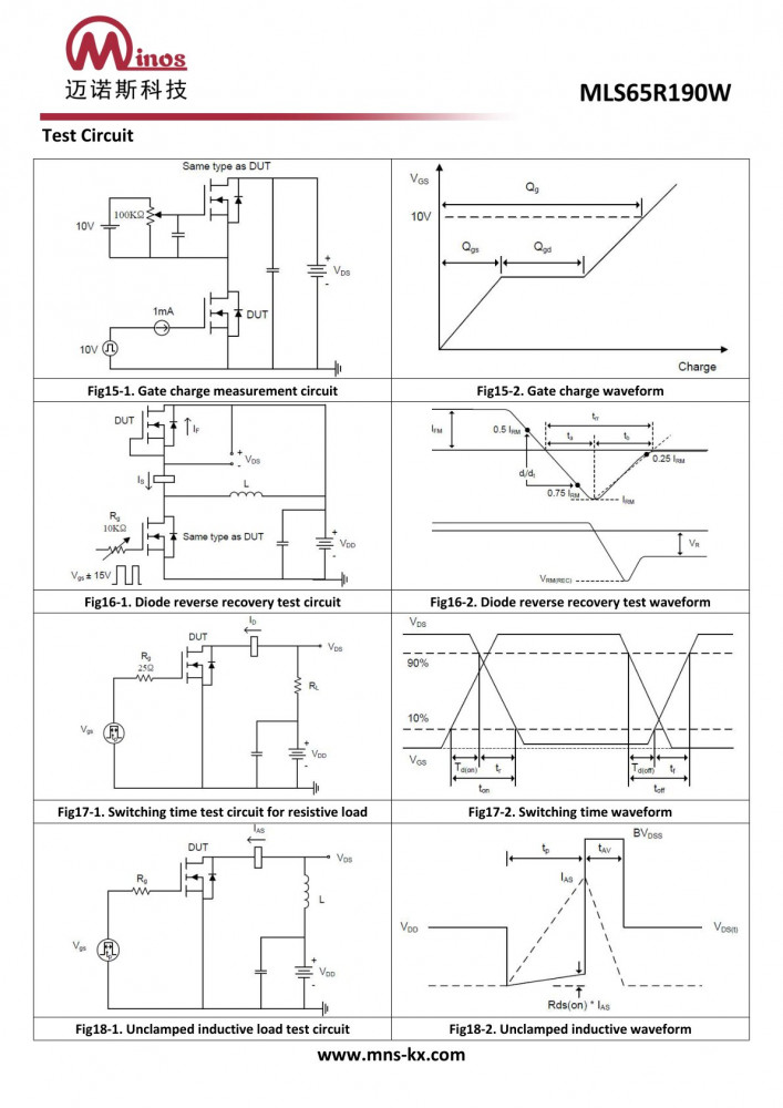 MLS65R190W datasheet page 6