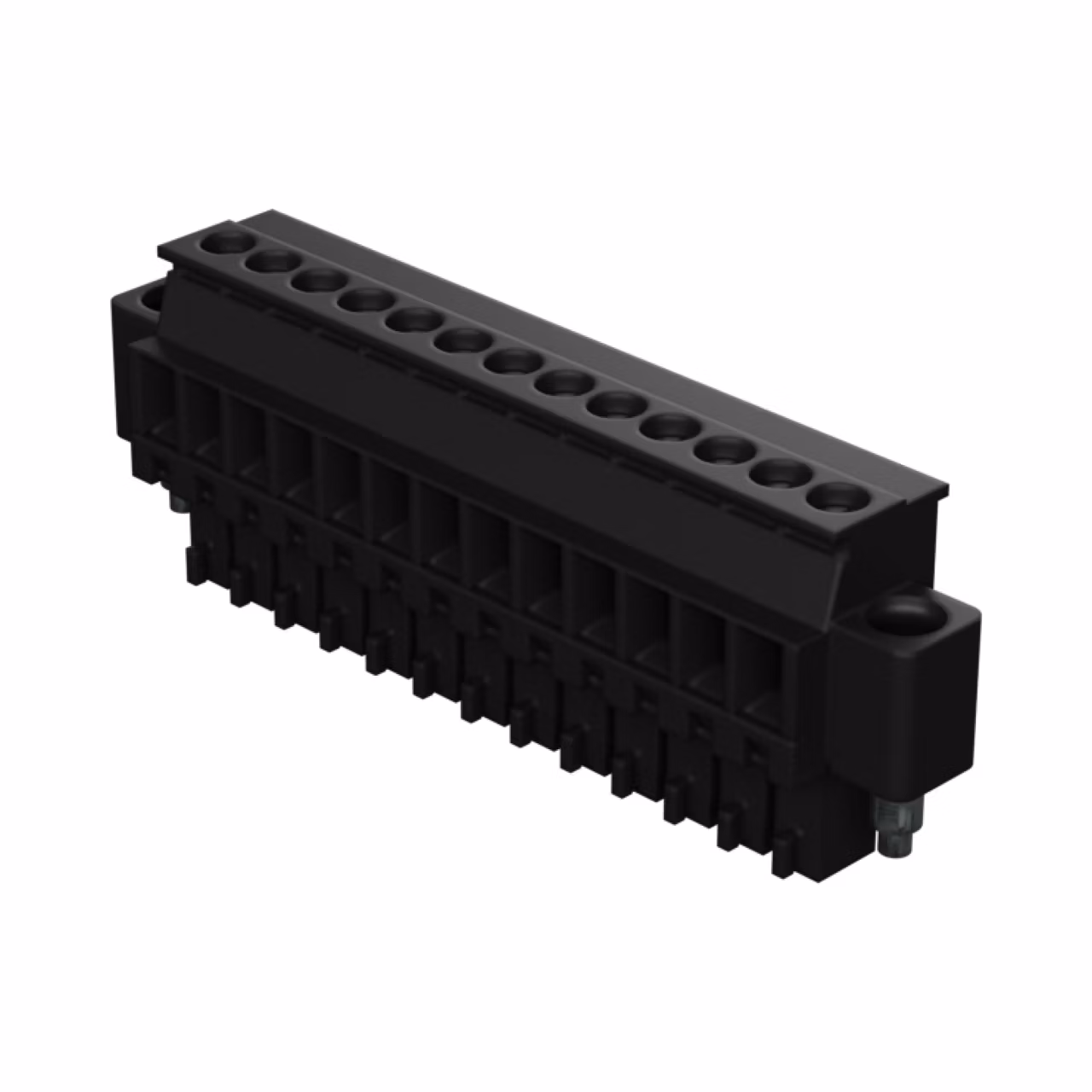 3.50mm Pitch Eurostyle Vertical Plug, with Retention Screws, Front Wire Entry, 13 Circuits for sale