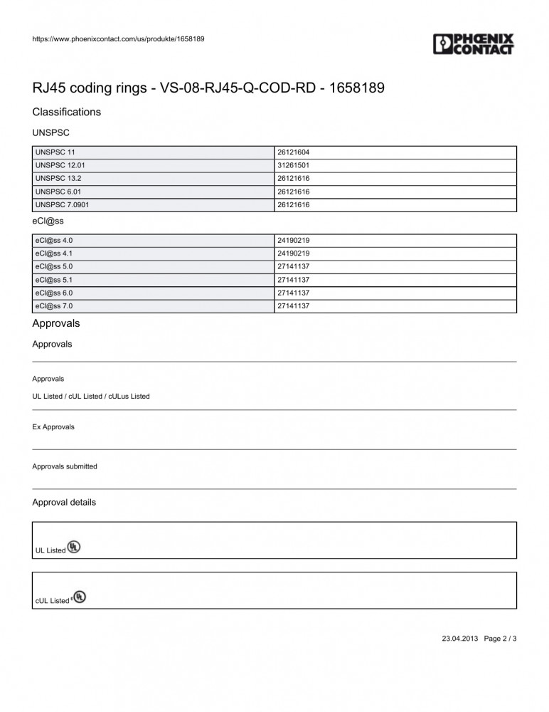 Phoenix Contact 1658189 product document page 2