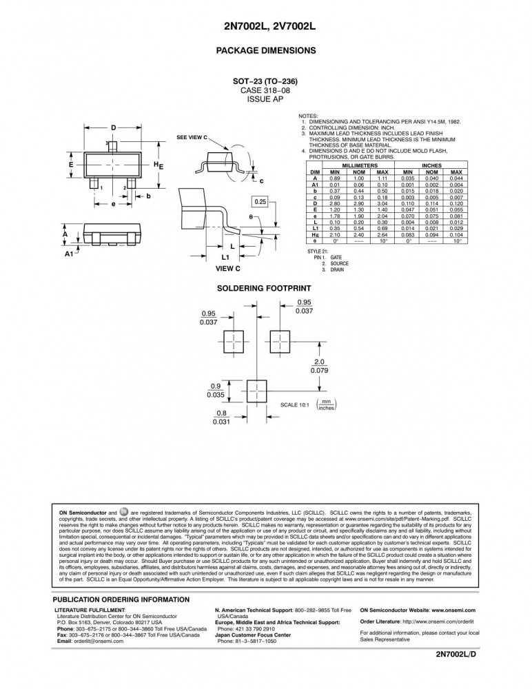 2N7002LT1G datasheet page 4