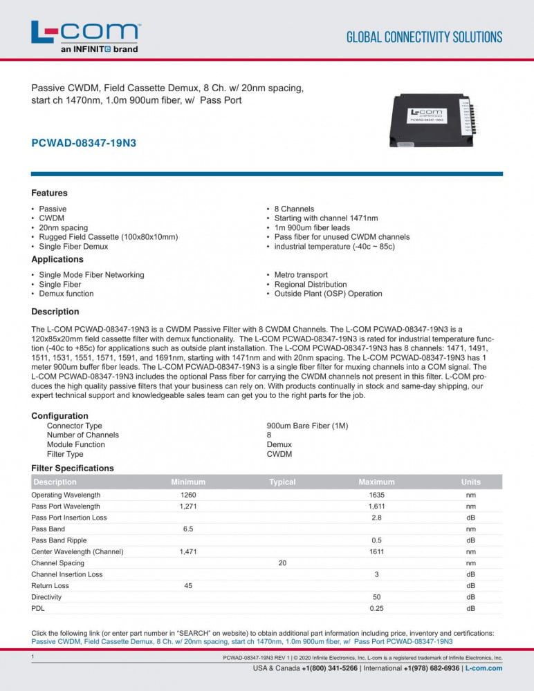 PCWAD-08347-19N3 product specification page